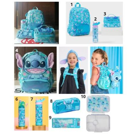 Jual Smiggle Disney Stitch Backpack / Tas Ransel Hoodie TK / Teeny tiny ...
