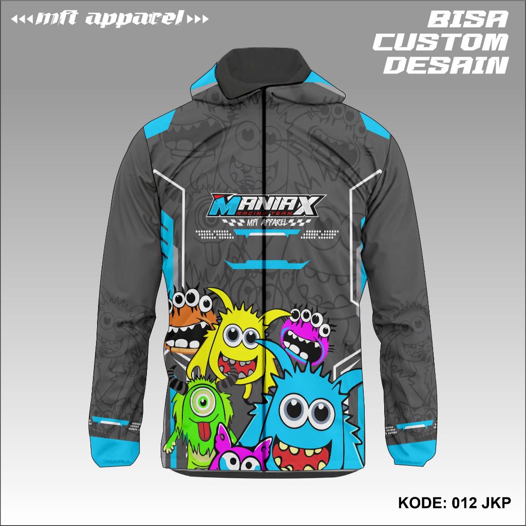 Jual Jaket Racing Parasut Custom Design Edit Nama & Nomor Bisa Reques ...