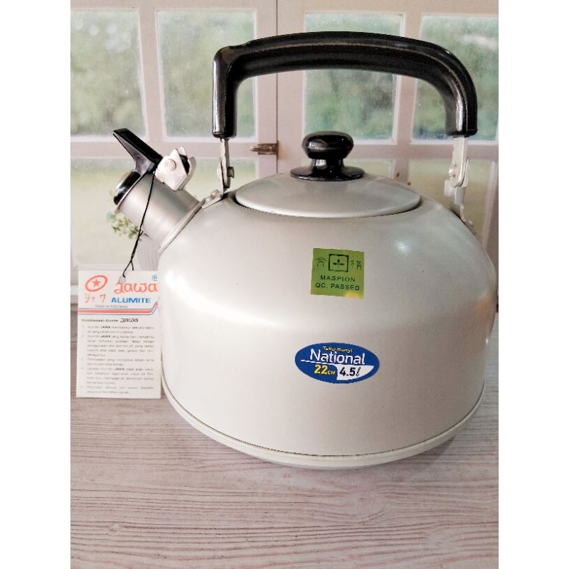 Jual teko siul/teko bunyi/whistling kettle Maspion/teko aluminium/teko ...