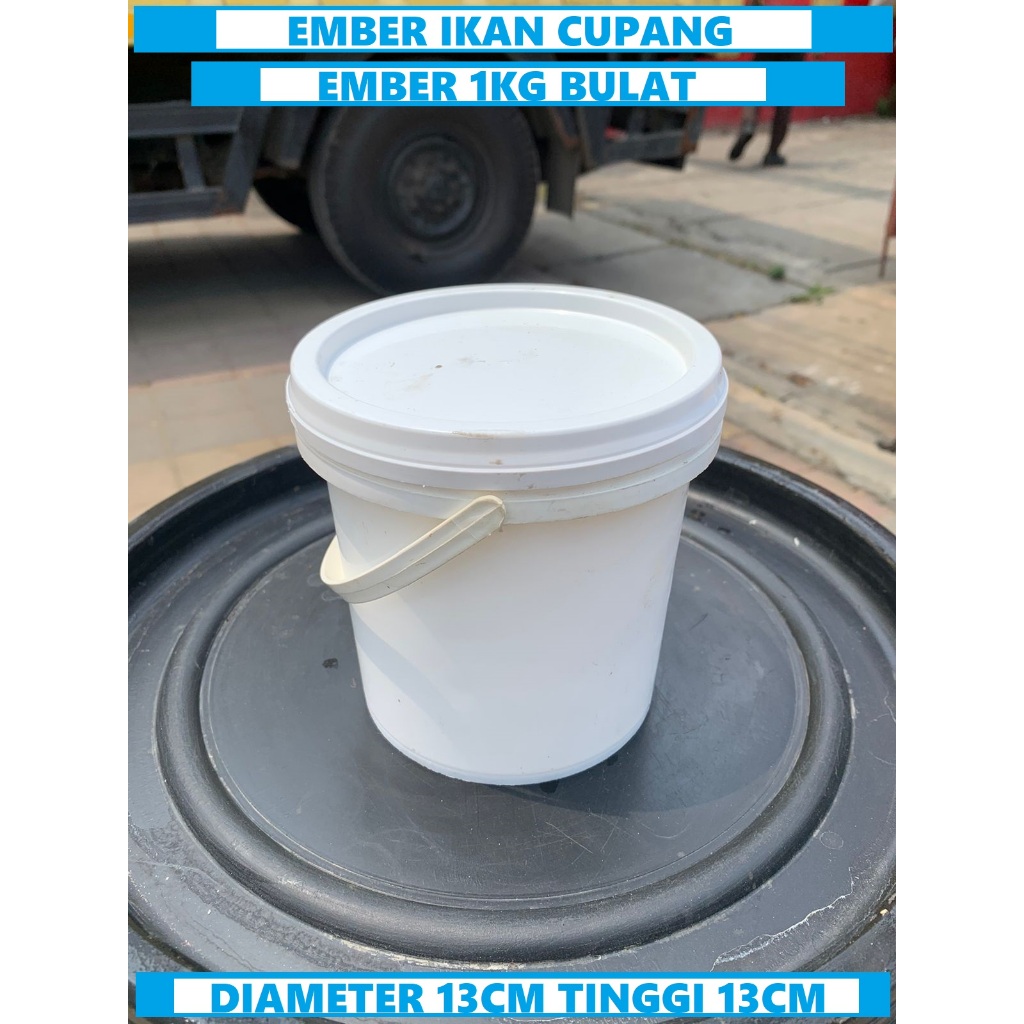 Jual Ember bekas selai 1kg bulat Ember plastik bekas 1kg bulat ...