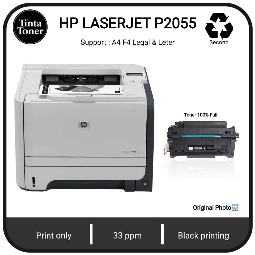 Jual Printer Hp Laserjet 2055dn 2055d 2055n toner fulll | Shopee Indonesia