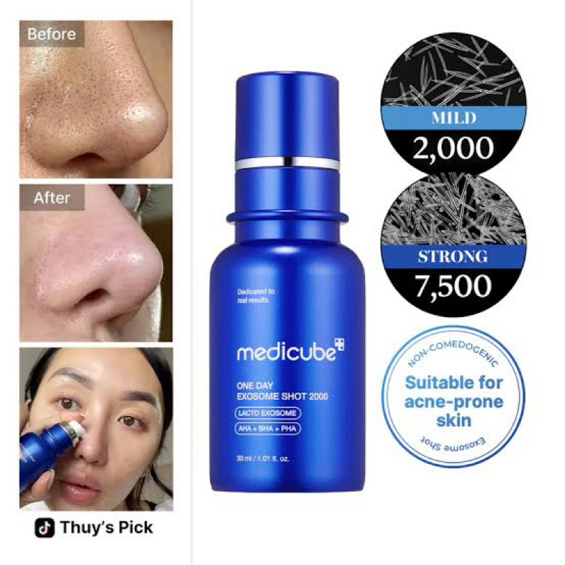 Jual MEDICUBE ONE DAY EXOSOME SHOT PORE AMPOULE LACTO EXOSOME ...