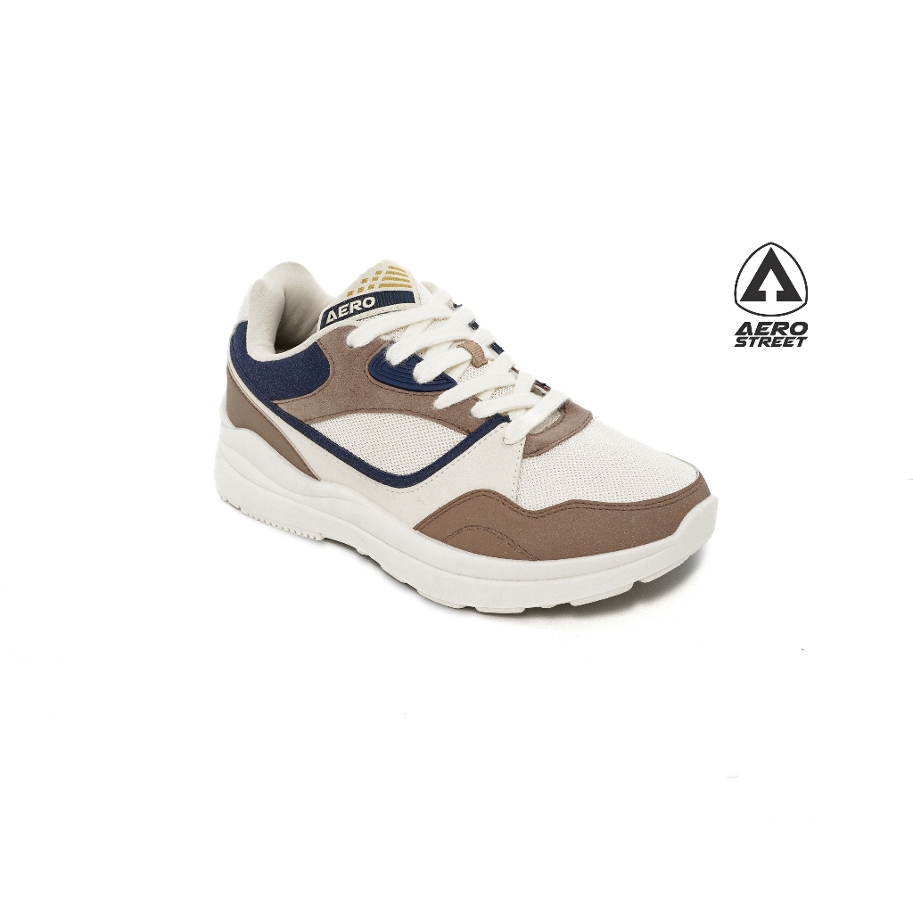 Jual Aerostreet 37-44 Boston Natural Khaki Natural - Sepatu Sneakers ...