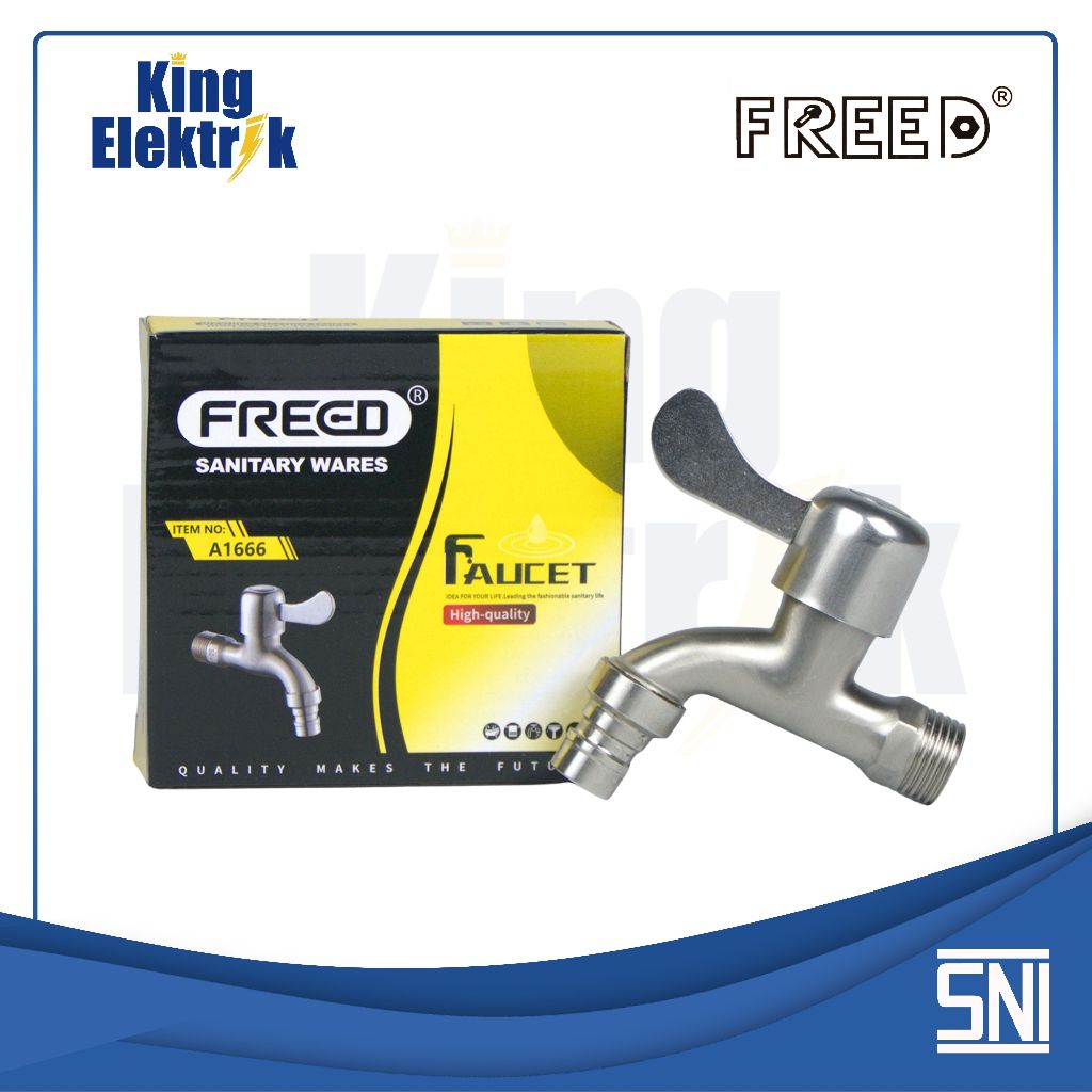 Jual Keran Air Taman Stainless 1/2 inch FREED Model Engkol A1666 ...