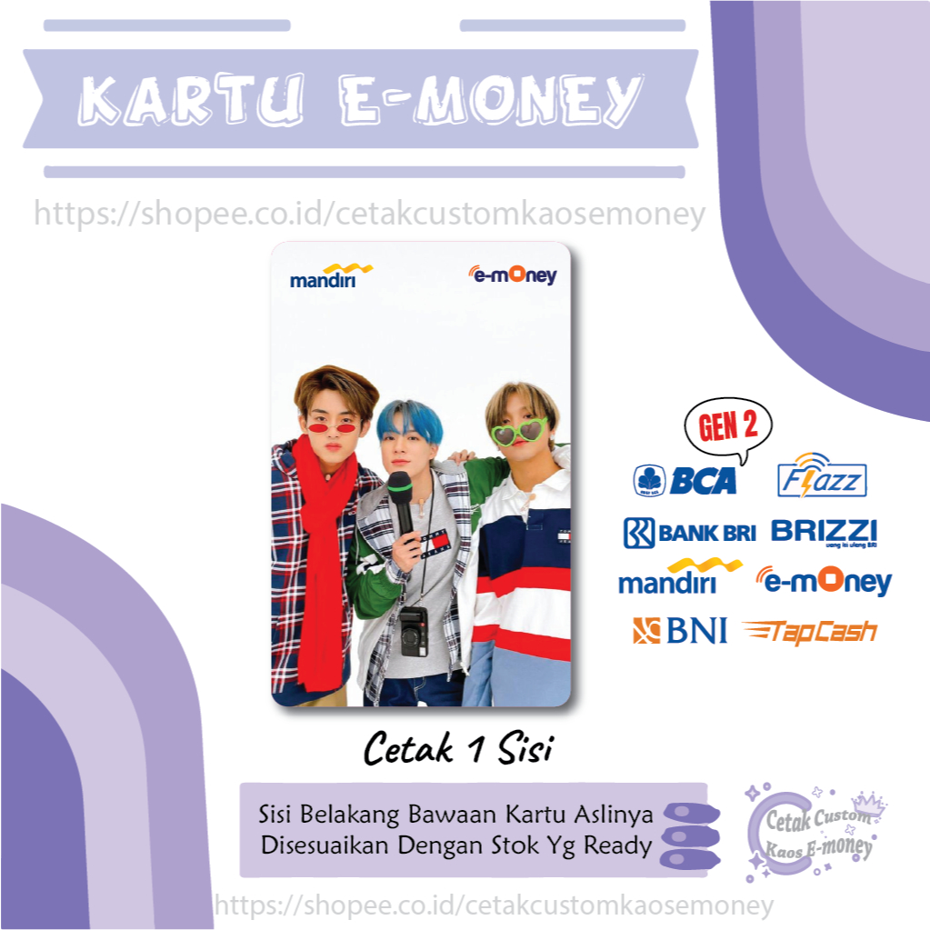 Jual KARTU EMONEY ETOLL GAMBAR KPOP MEMBER NCT DREAM CHENLE JENO ...