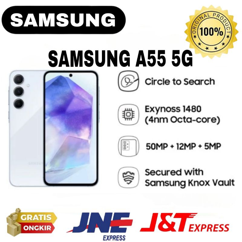 Jual Samsung Galaxy A55 5G [12GB/256GB] [8GB/256GB] [Free Adaptor 25W ...