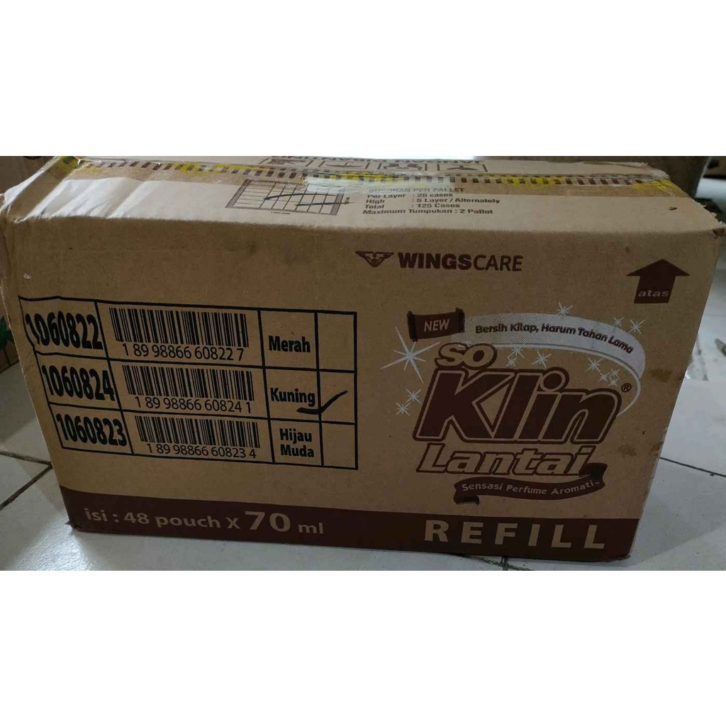 Jual 1 Dus Soklin Lantai Isi 48 Pcs x 52 ML | Shopee Indonesia