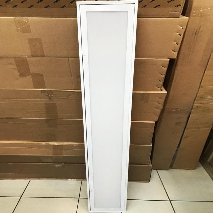 Jual Kap Lampu TKI ACRYLIC 1X36 2x36 120cm Set Lampu Led Philips 16watt ...