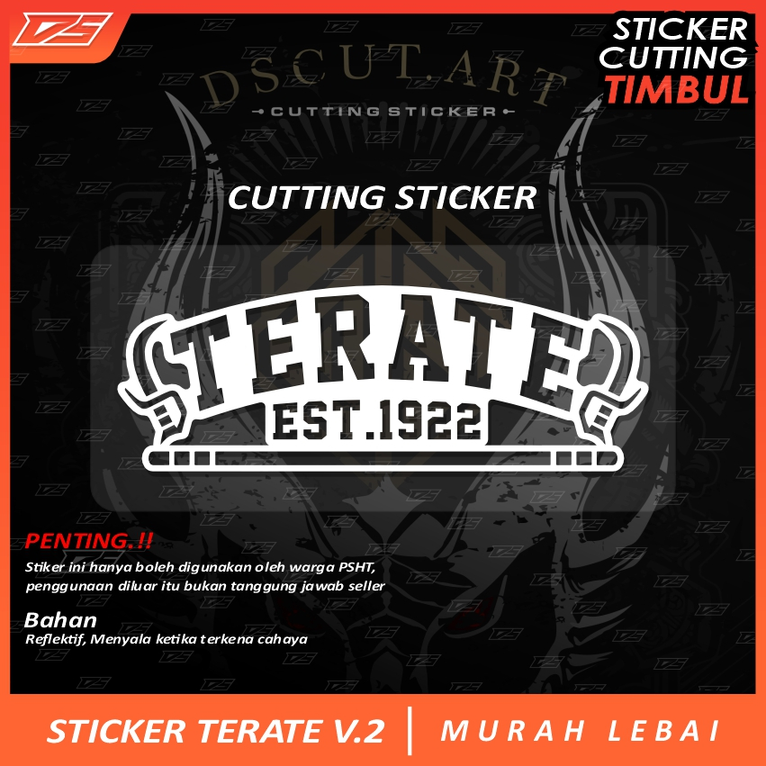 Jual Sticker Terate V,2 | Shopee Indonesia