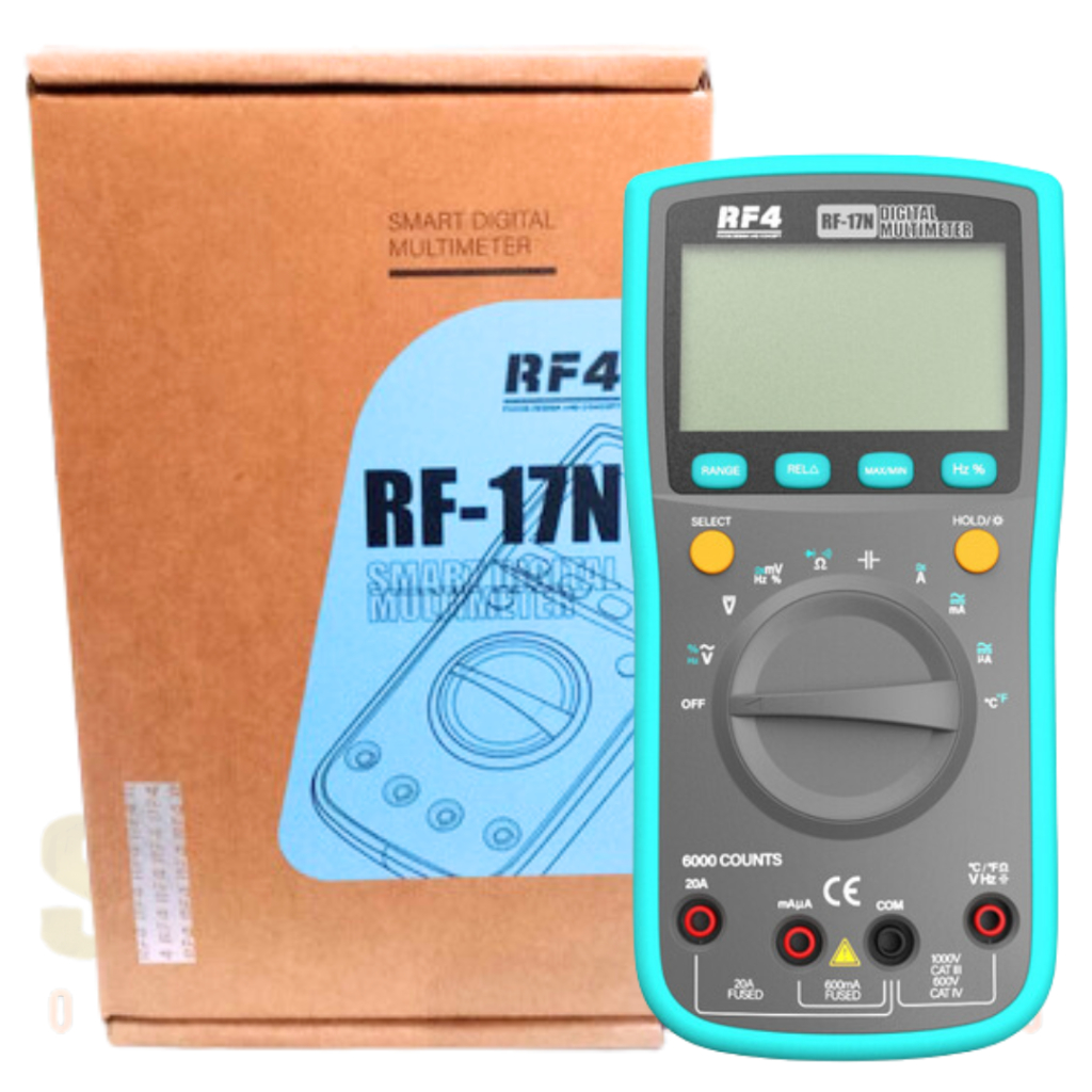 Jual RF4 RF-17N Auto Range 6000 Counts True-RMS High-precision Digital ...