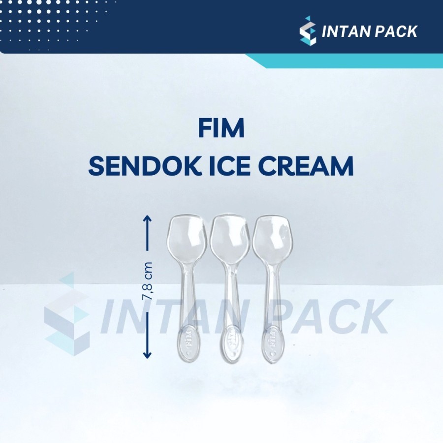 Jual Sendok Es Krim Pudding Plastik Bening FIM (isi 100 pcs) | Shopee ...