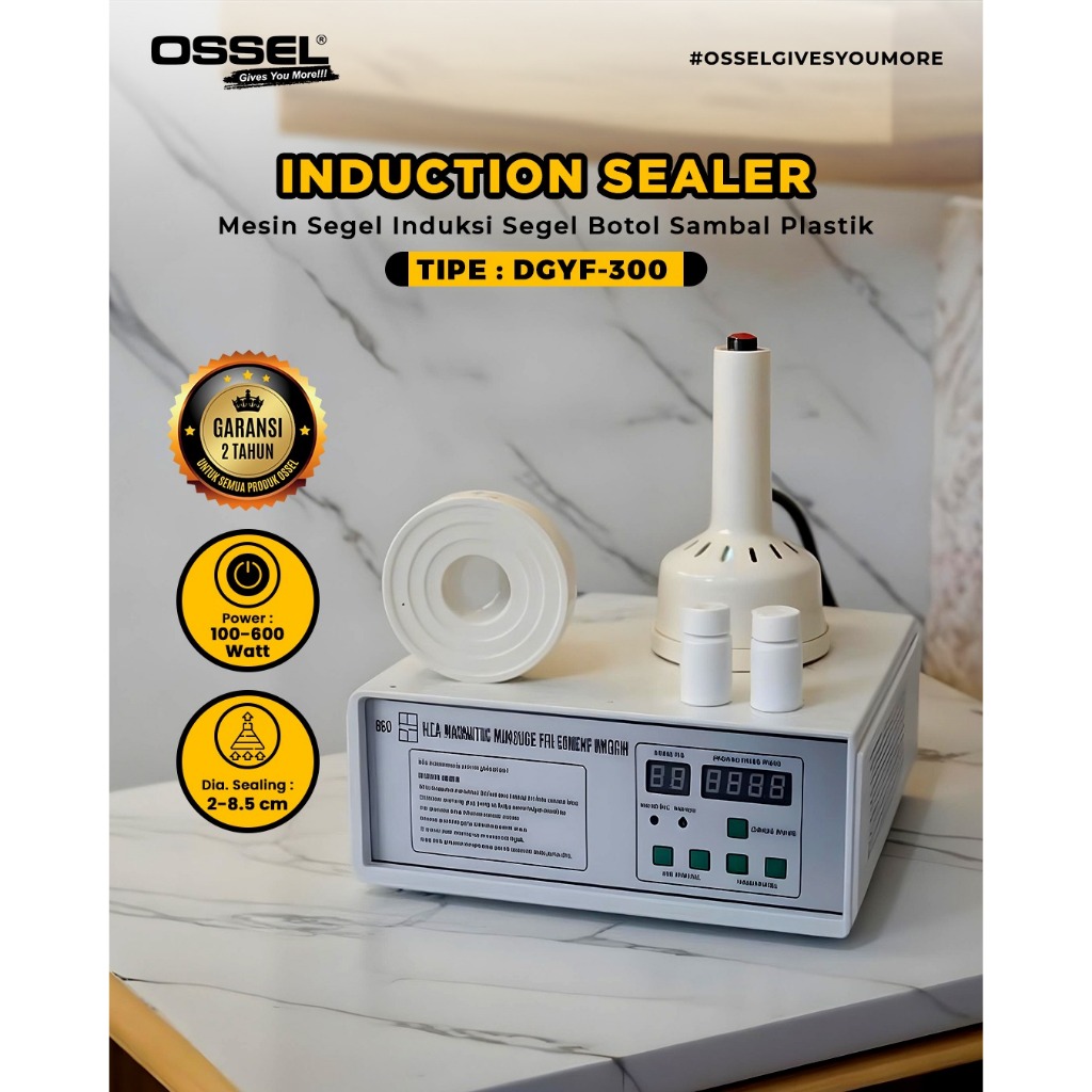 Jual OSSEL Induction Sealer Machine Mesin Segel Tutup Botol Induksi ...