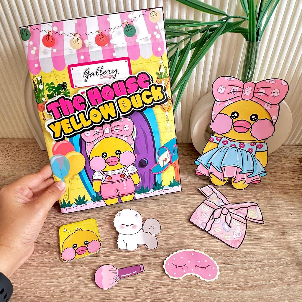 Jual PAPERDUCK BEBEK VIRAL THE HOUSE YELLOW DUCK Mainan Edukatif anak ...