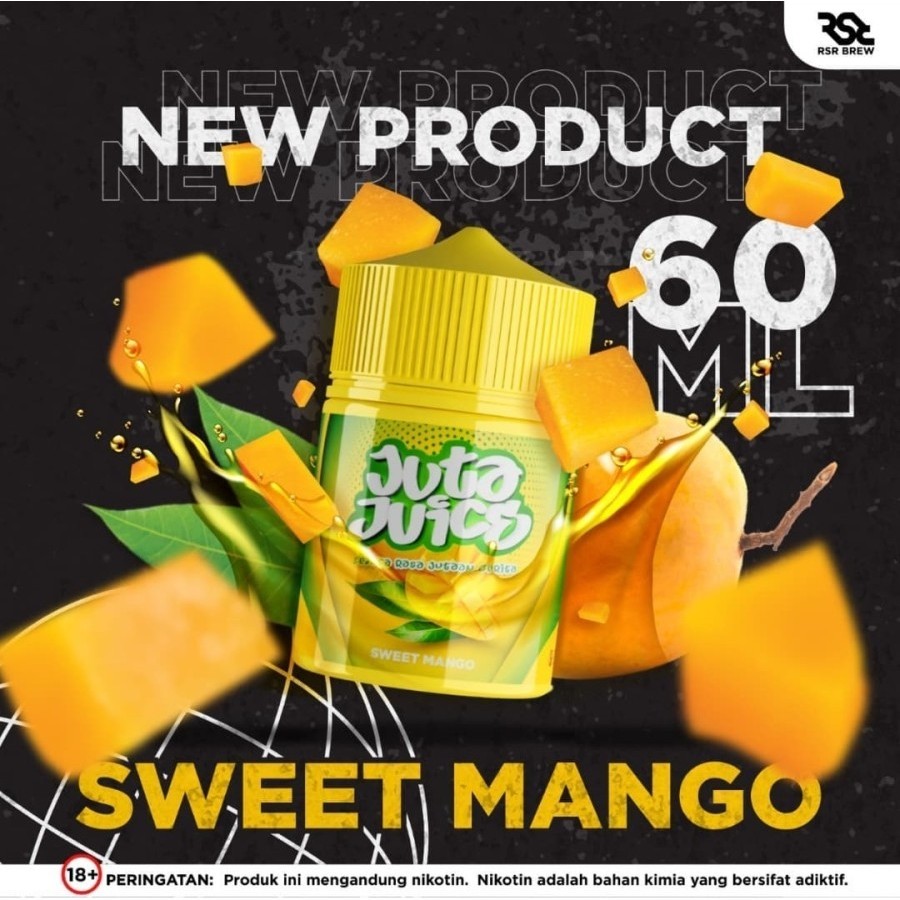 Jual Juta Juice Sweet Mango - liquid vape 60ml | Shopee Indonesia