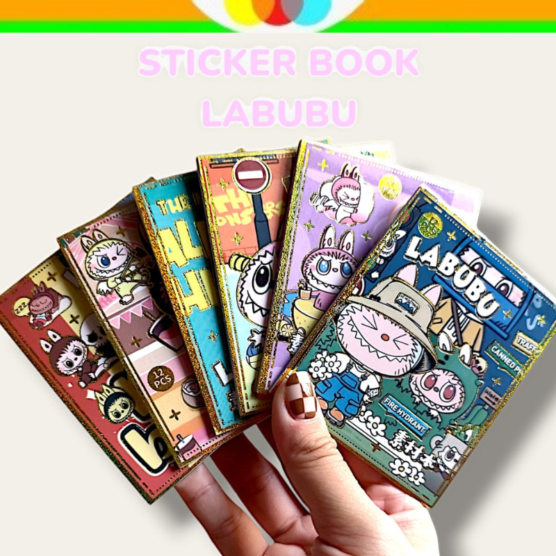 Jual SKM|BUKU STIKER LUCU | STICKER BOOK | LABUBU | CAPYBARA | CAPIBALA ...