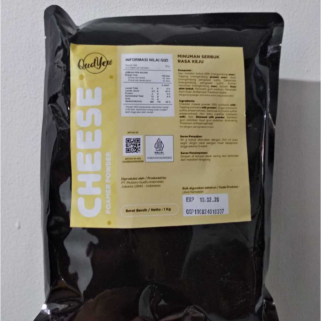 Jual CHEESE FOAM POWDER Bubuk keju Topping Minuman 1KG Toping Minuman ...