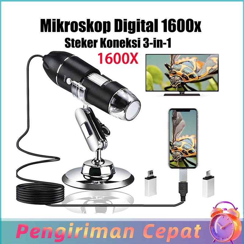 Jual Merek USB Digital Microscope 1000X Pembesaran, Kamera Mikroskop HD ...
