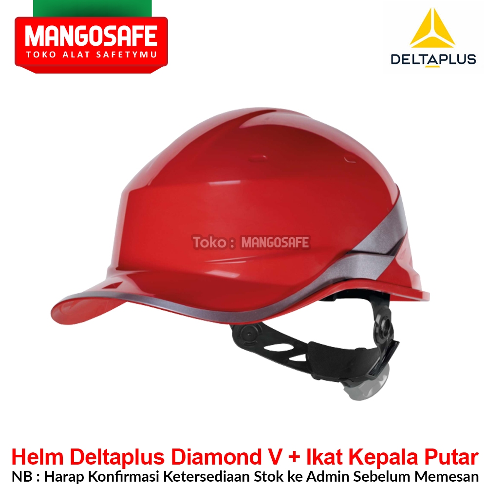 Jual Helm Proyek Deltaplus Venitex Diamond V Merah / Safety Helmet ...