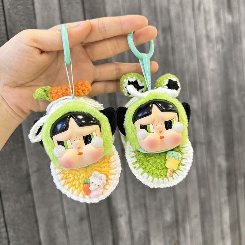 Jual POPO MART CRYBABY cute doll clothes Powerpuff Girls plush blind ...