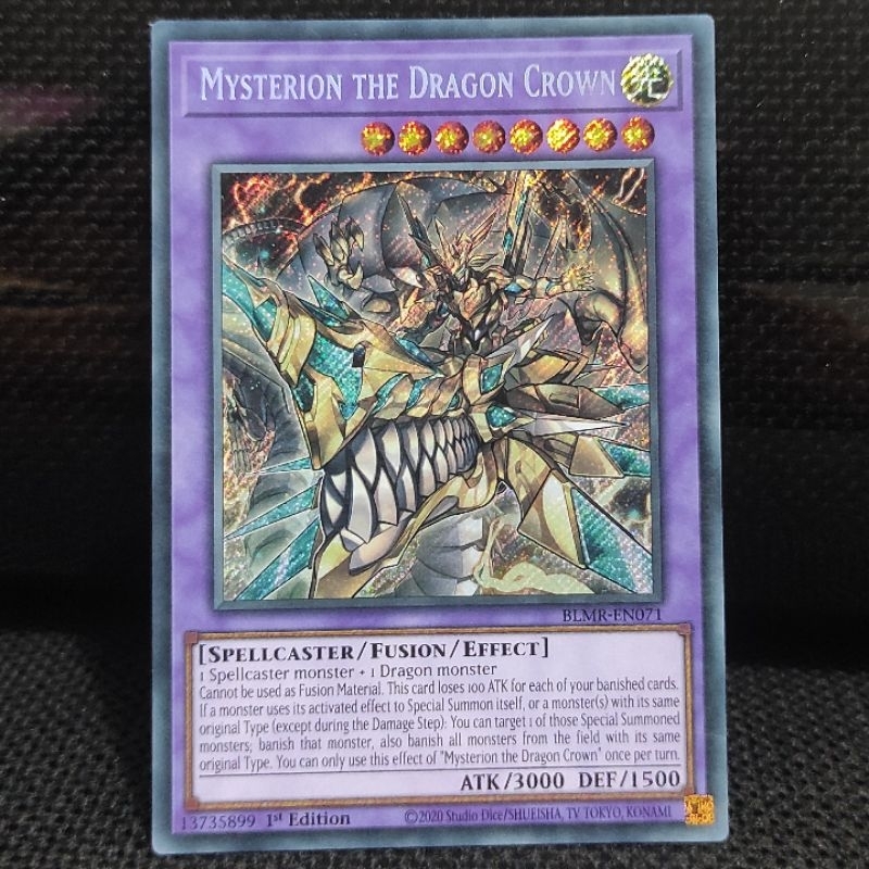 Jual Kartu Yugioh TCG Mysterion the Dragon Crown Secret Rare SE ORI ...