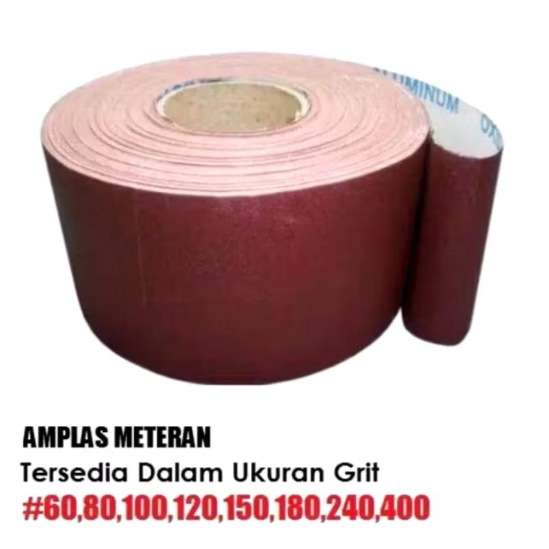 Jual Amplas Meteran Roll Amplas Kain 4 Inchi Meteran | Shopee Indonesia