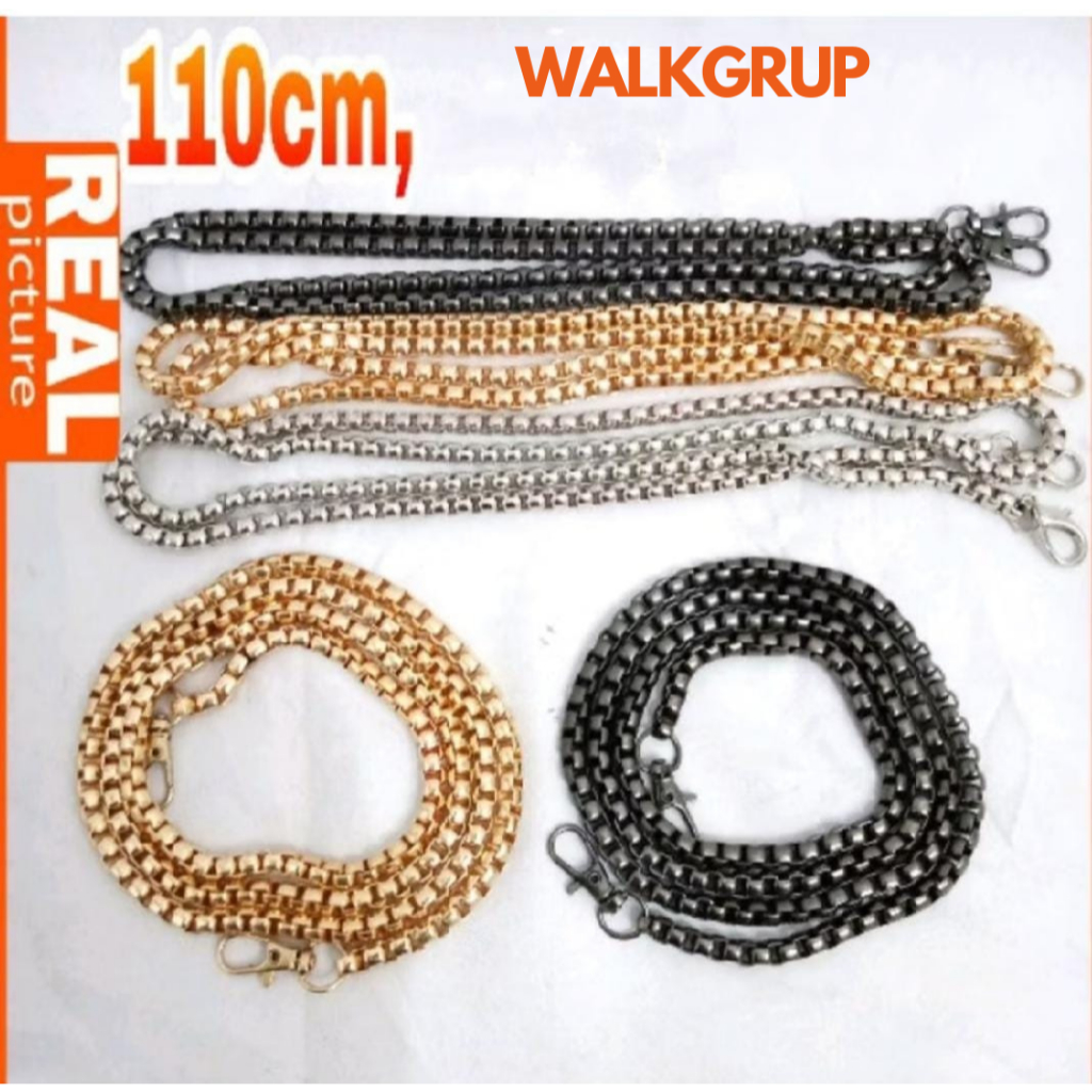 Jual TALI TAS RANTAI ULIR STRAP TAS SELEMPANG WANITA TALI RANTAI SUPER ...