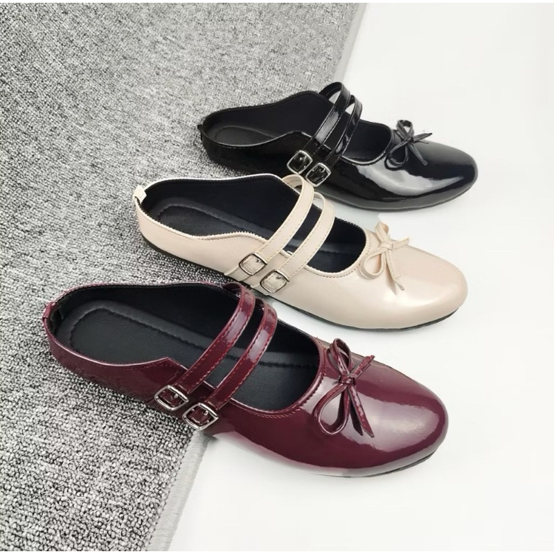 Jual Maharani Flat Shoes Sepatu Wanita Sepatu Hitam Wanita Balet Women ...