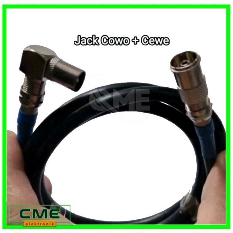 Jual Kabel Paralel ( Custom ) + Jack RF Male to Female / Loop Out TV ...