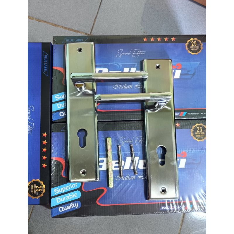 Jual HANDLE PINTU BESAR MERK BELLUCCI HANDLE AJA TANPA KUNCI / GAGANG ...
