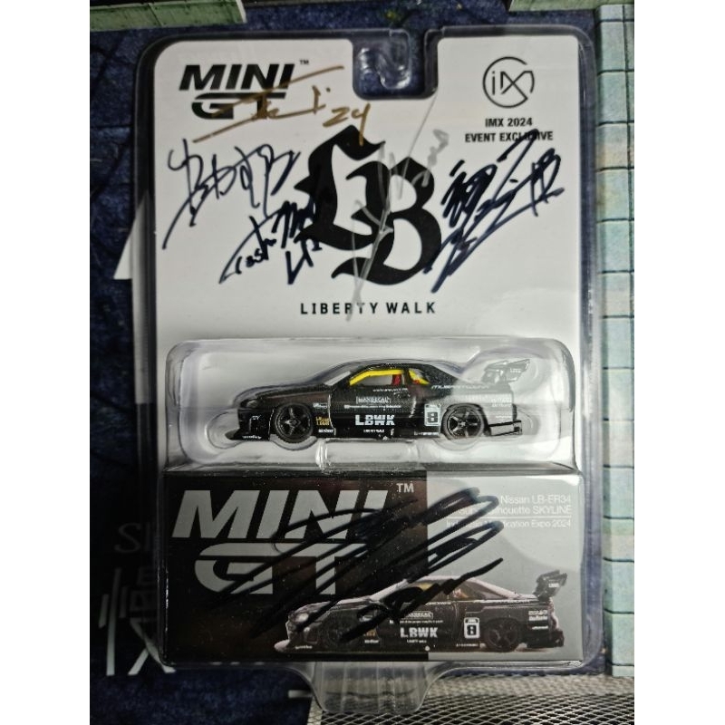 Jual Mini GT LB ER34 imx 2024 Event Exclusive full sign | Shopee Indonesia