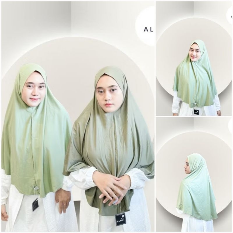 Jual ALMA SIZE L NON PED HIJAB BERGO ALMA NON PED, kerudung alma, hijab ...