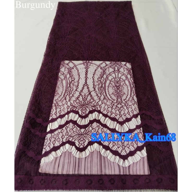 Jual Termurah!!Kain brokat Chantilly,brokat chantilly,tille chantilly ...