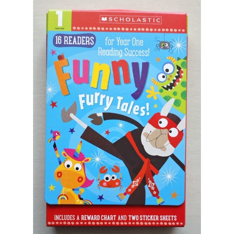 Jual Scholastic Reader: Funny Furry Tales! (16-book set for Year One ...