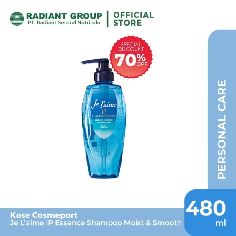 Jual Kose Cosmeport Je Laime iP Essense Shampoo Moist & Smooth - 480ml | Shopee Indonesia