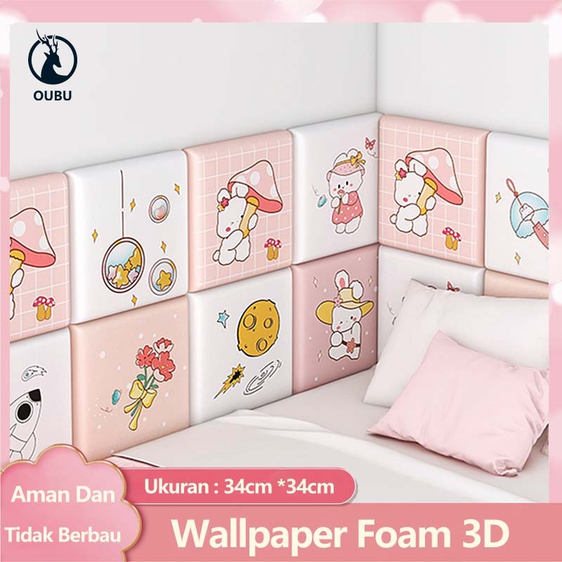 Jual Wallpaper Foam 3D Headboard Bed (UK:34x34CM Tebal : 8 mm)/ Wall ...