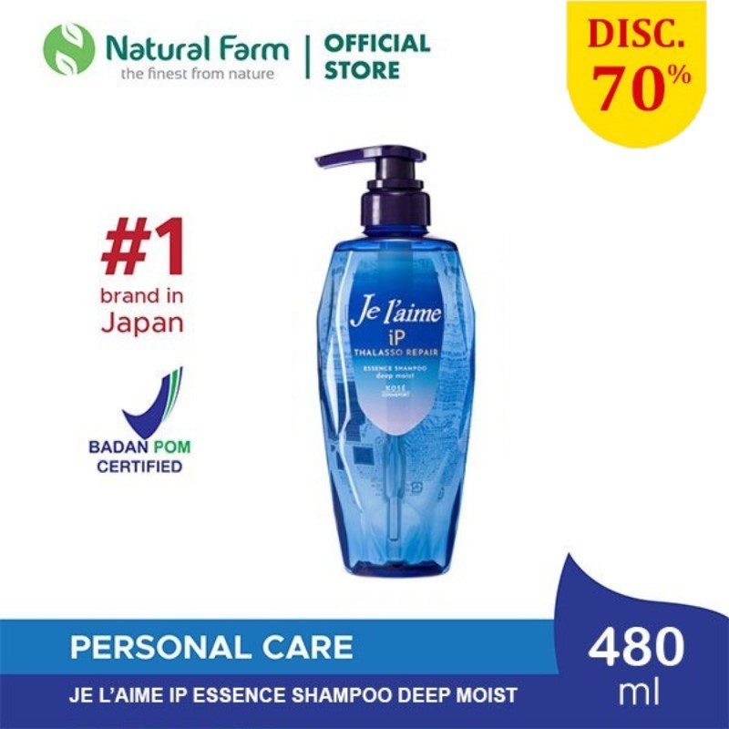 Jual Kose Je Laime iP Essense Shampoo Deep Moist - 480ml | Shopee Indonesia