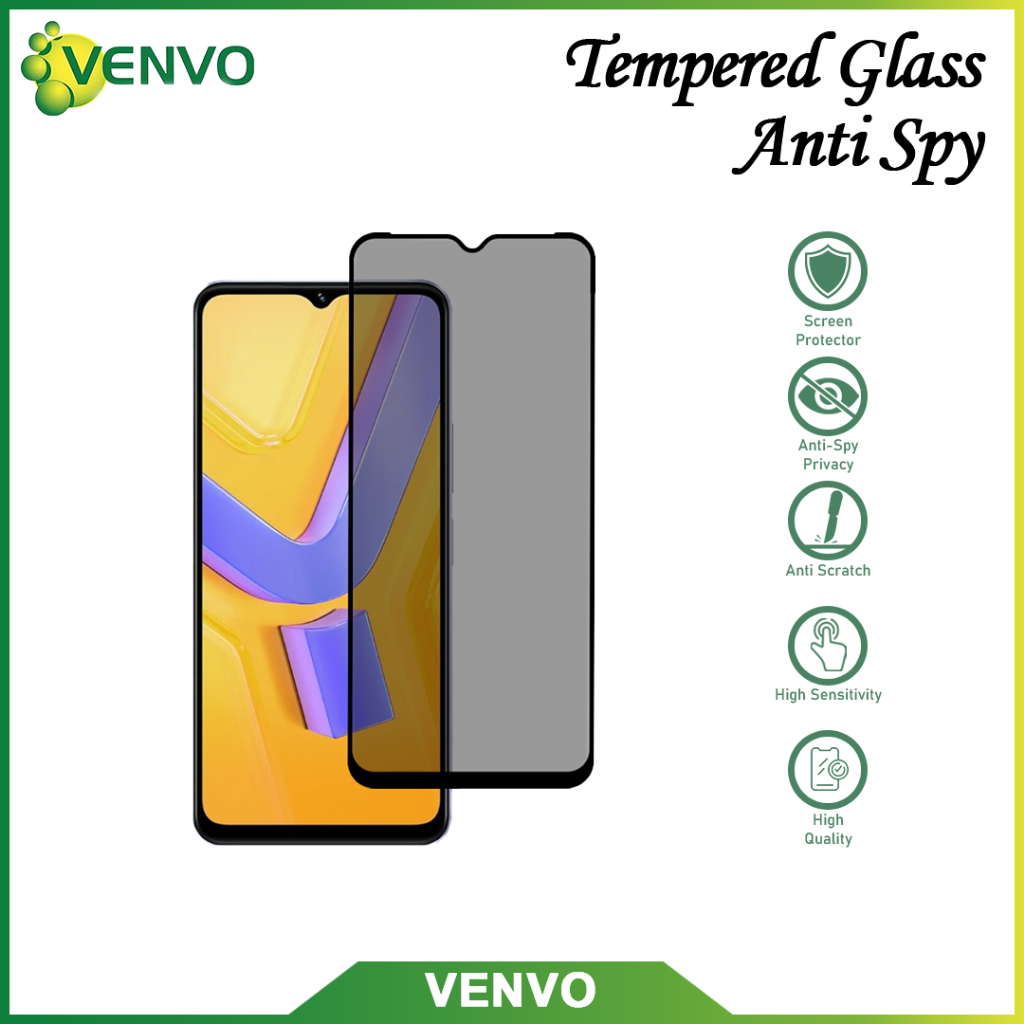 Jual VENVO - Tempered Glass Anti Spy Samsung A01 A01 Core A02 A02S A03 A03 Core A03S A04 A04S ...