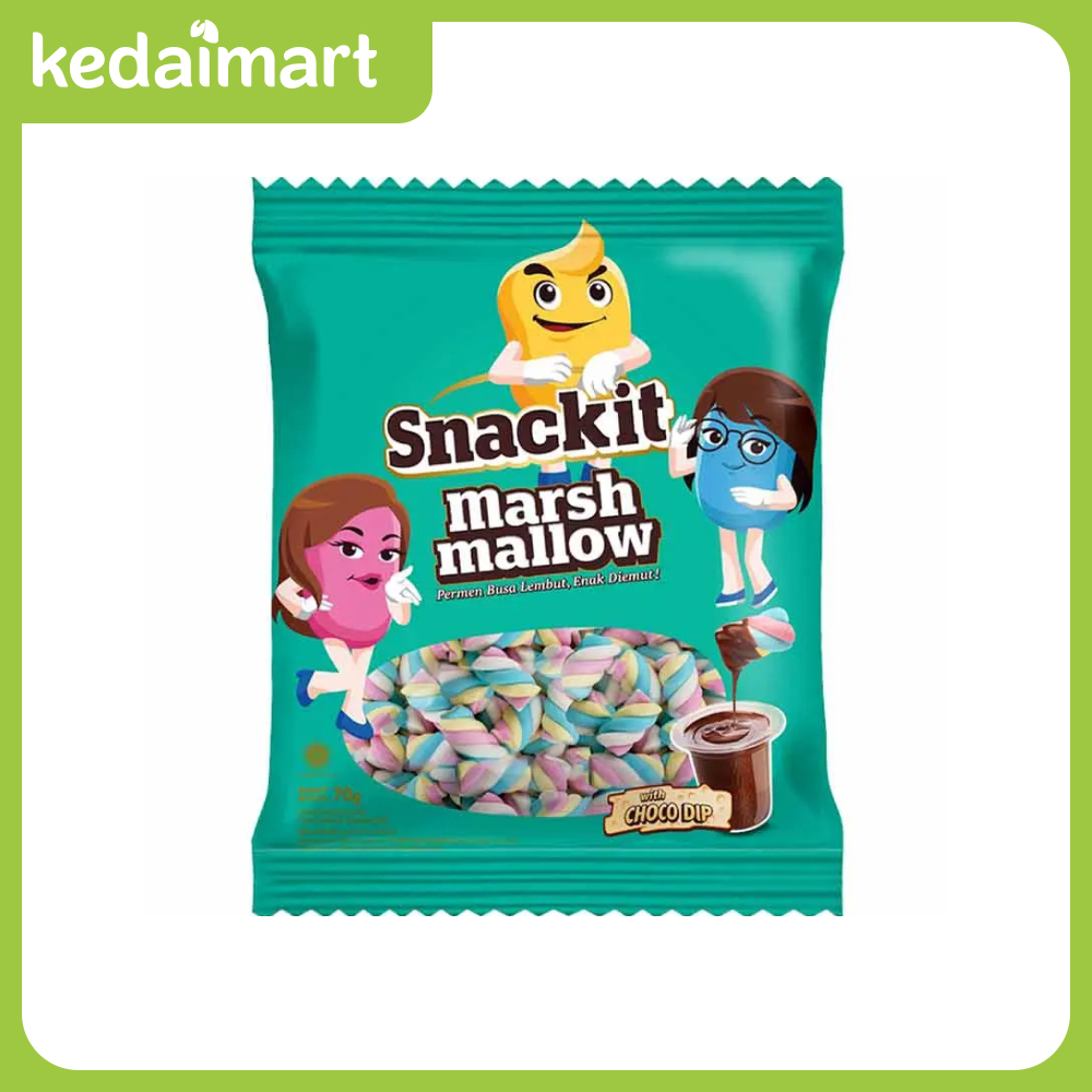 Jual Snackit Marshmallow Twist 70 Gram | Shopee Indonesia