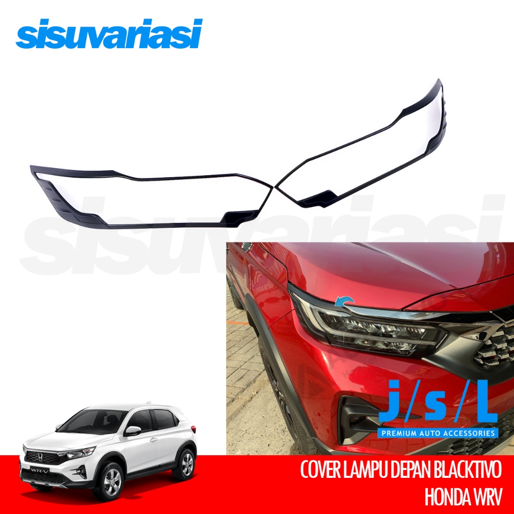Jual Honda WRV Aksesoris Cover Garnish Headlamp Lampu Depan JSL ...