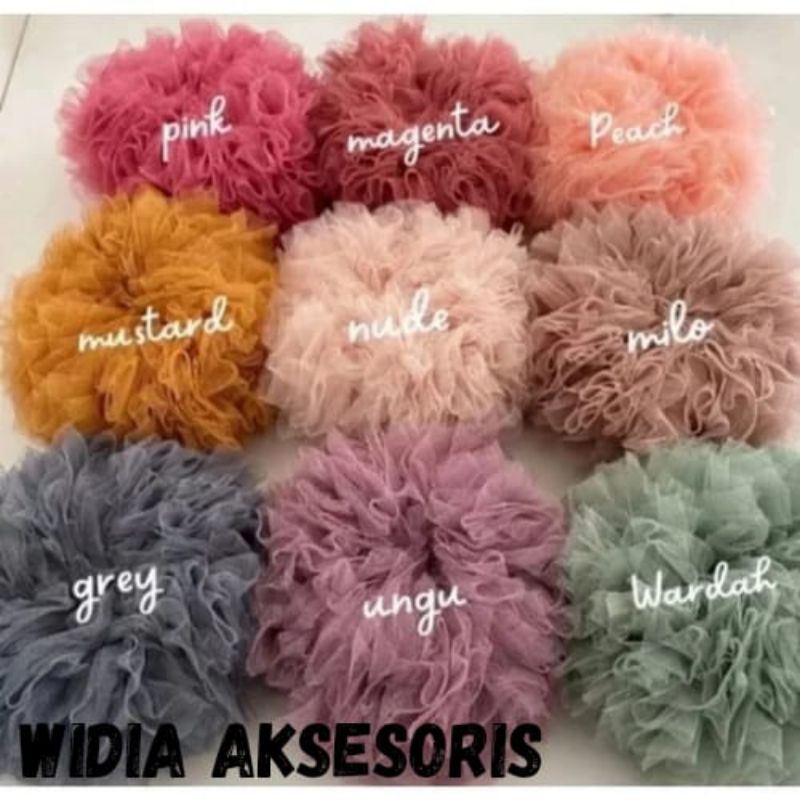 Jual ikat rambut Cepol tile jumbo ( 1lusin ) | Shopee Indonesia