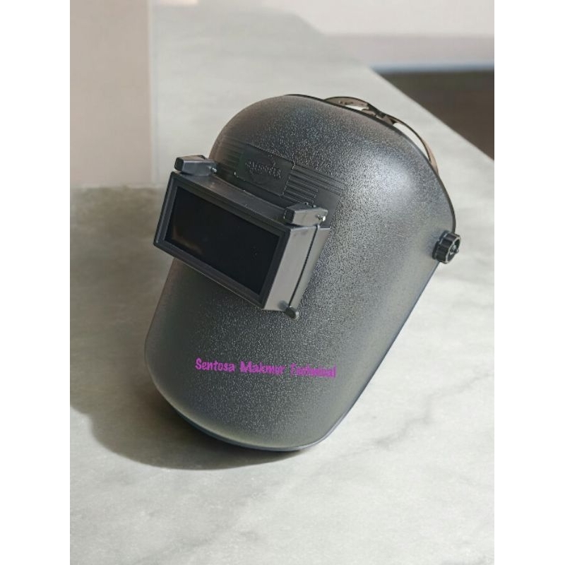 Jual Welding Helmet Helm Topeng Kedok Las Topi Head Shield Model Putar ...