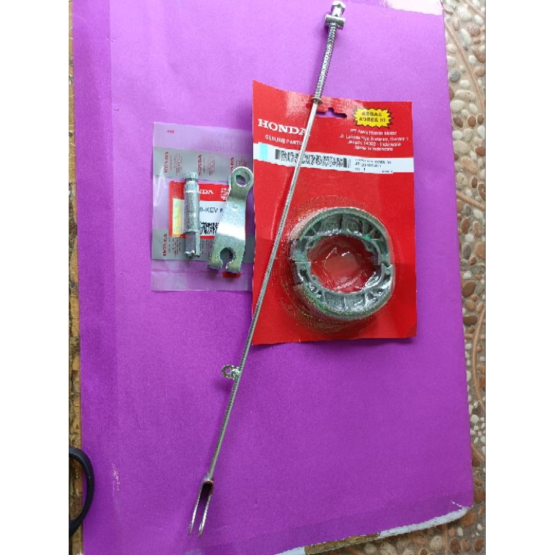 Jual paket komplit 4 aitem rem . kampas rem + tiang rem+ as + paha rem ...