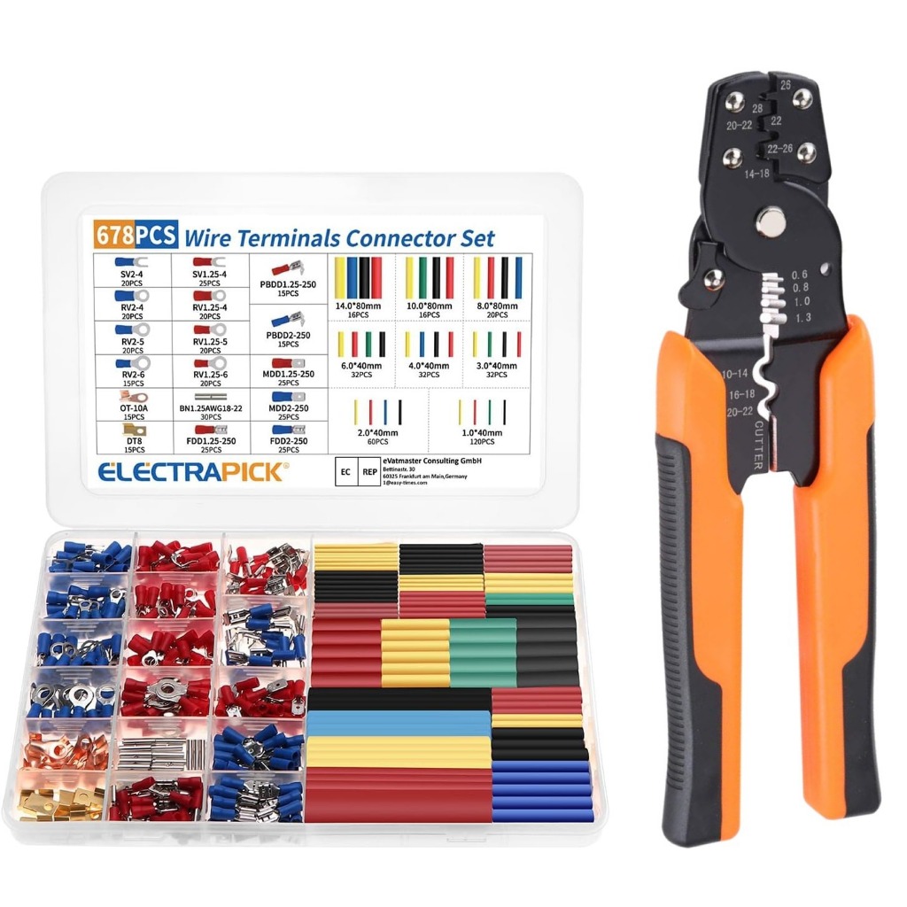 Jual Skun Terminal Gepeng Insulated Connector Male Female Tang Crimping ...