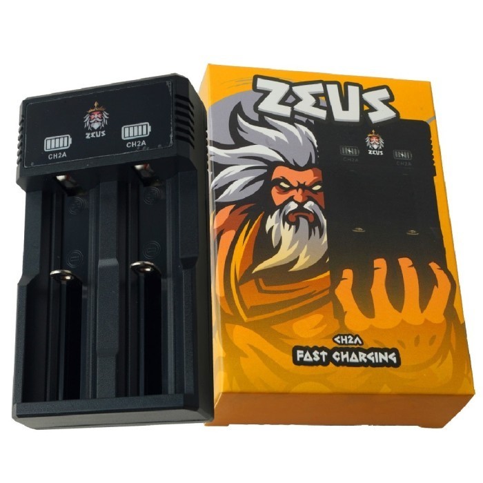 Jual ZEUS USB BATTERY CHARGER 2 SLOT 18650 FAST CHARGING BY ZIO ...