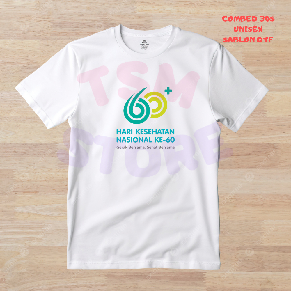 Jual BAJU KAOS HKN KE 60TH 2024 KAOS HARI KESEHATAN NASIONAL - ANAK ...