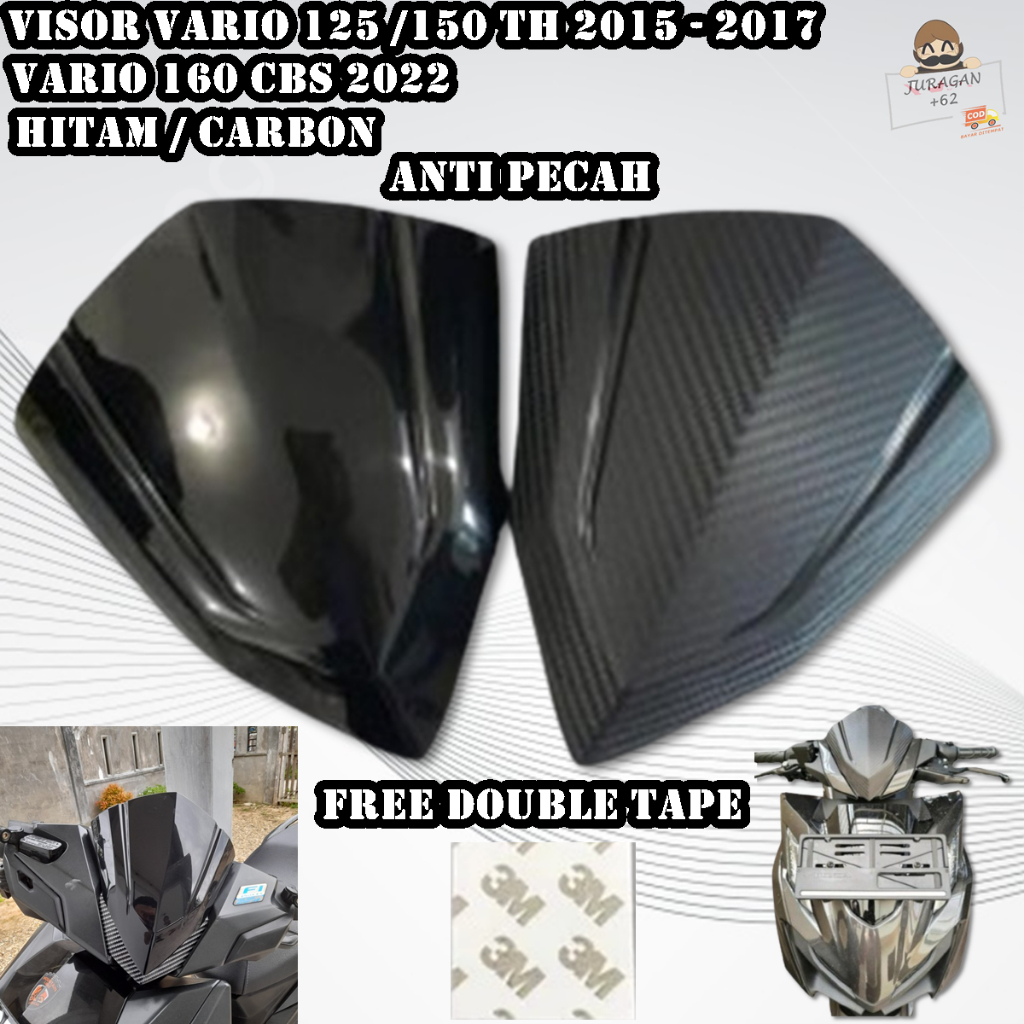 Jual VISOR VARIO 125 150 LED ESP 2015 2016 2017 VARIO 160 CBS WINSIL ...