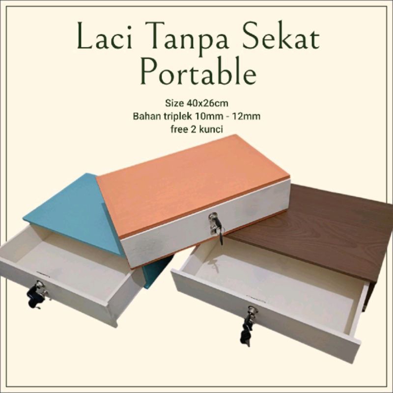 Jual Laci Moraco Portable Besar 40x27 Laci Tanpa Sekat Laci Kunci Laci ...