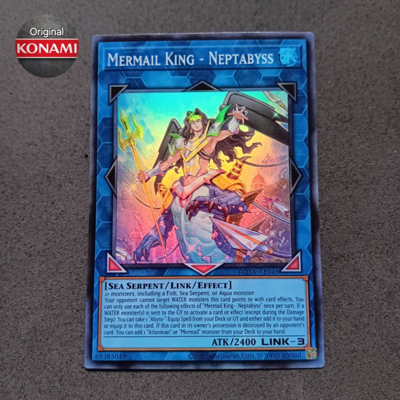 Jual Yugioh Card AE Mermail King - Neptabyss Super Rare | Shopee Indonesia