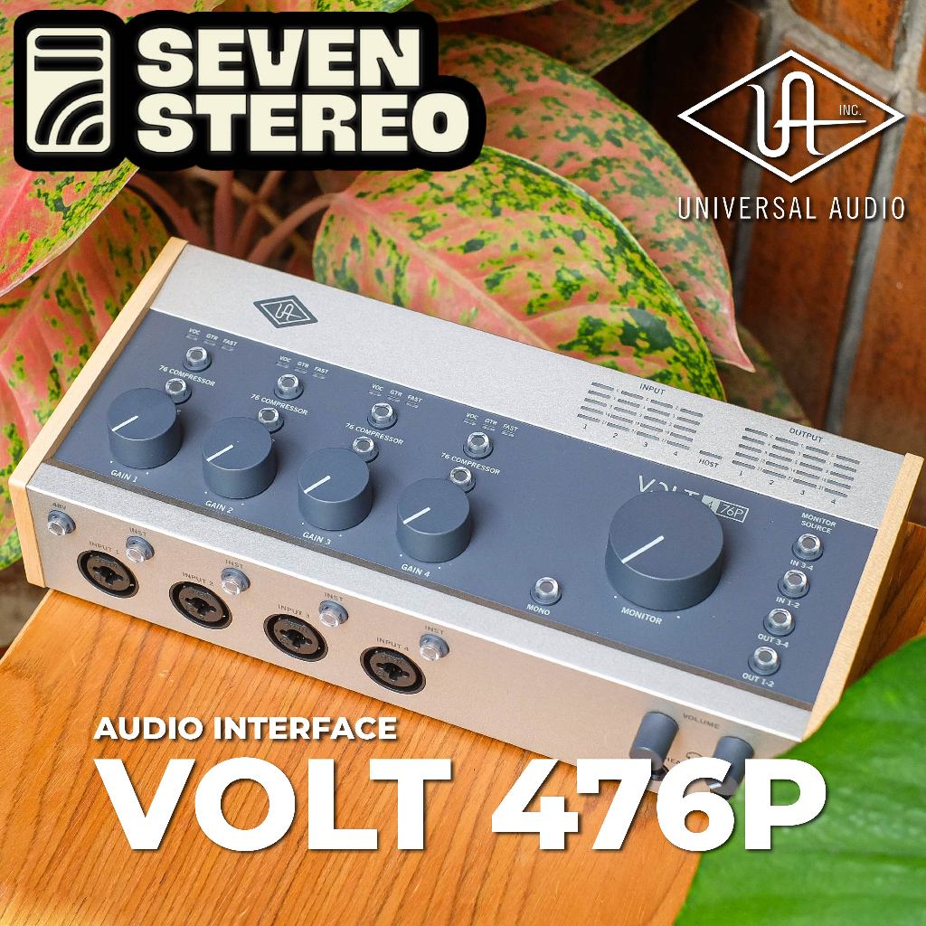 Jual Universal Audio Volt 476P with Vintage Mic Preamp and 76 Compressor - Soundcard Recording ...