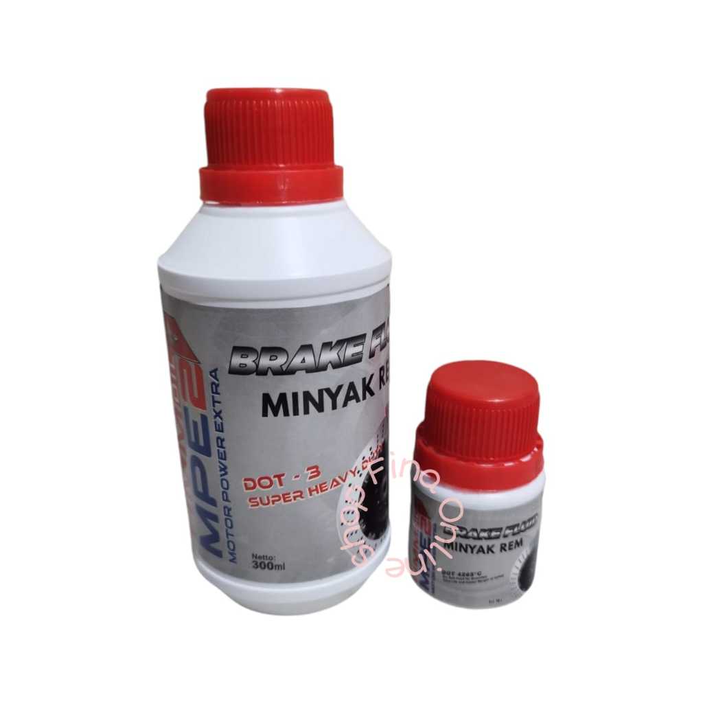 Jual MPE2 Brake Fluid Dot-3 Minyak Rem 50ml / 300ml | Shopee Indonesia